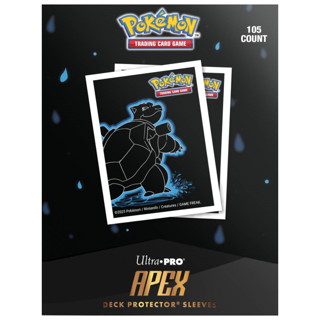 Ultra Pro - Pokemon - Deck Protectors - Apex - Neon Blastoise – Top ...