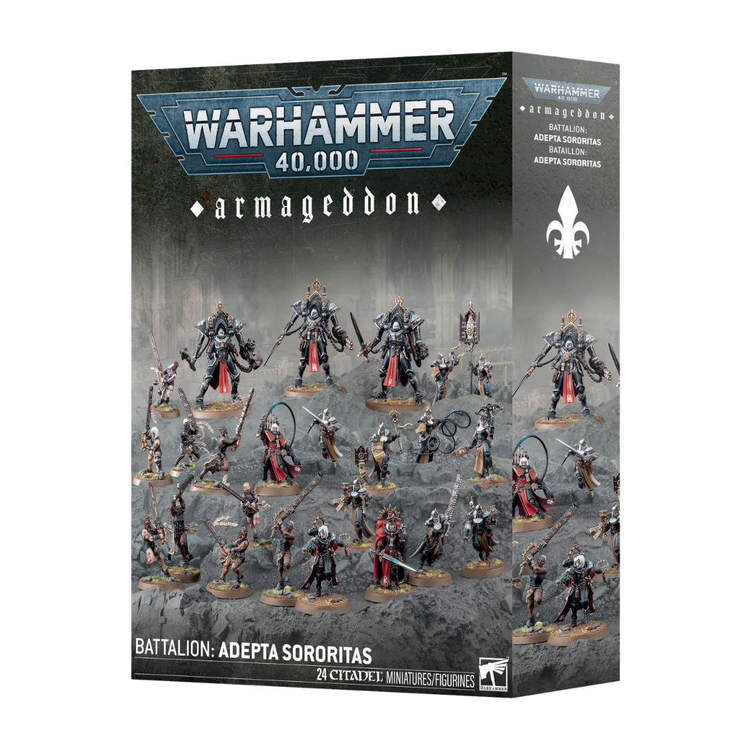 Warhammer 40k - Armageddon Battalion - Adepta Sororitas – Top Shelf ...